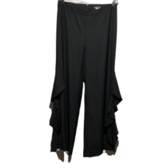 VENUS | Pants & Jumpsuits | Venus Ladies 4 Black Flare Pants With ...